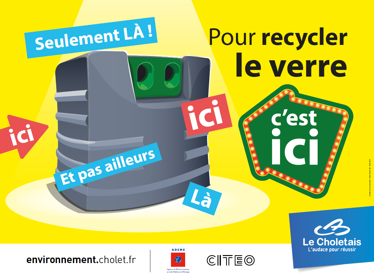 Campagne recyclage du verre - Commune de Vezins